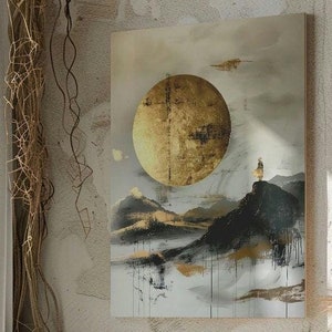 Prophets Sun - Spiritual Enlightenment Art Work Painting Poster - Zen ...