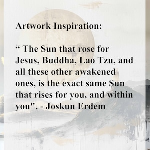 Prophets Sun - Spiritual Enlightenment Art Work Painting Poster - Zen ...
