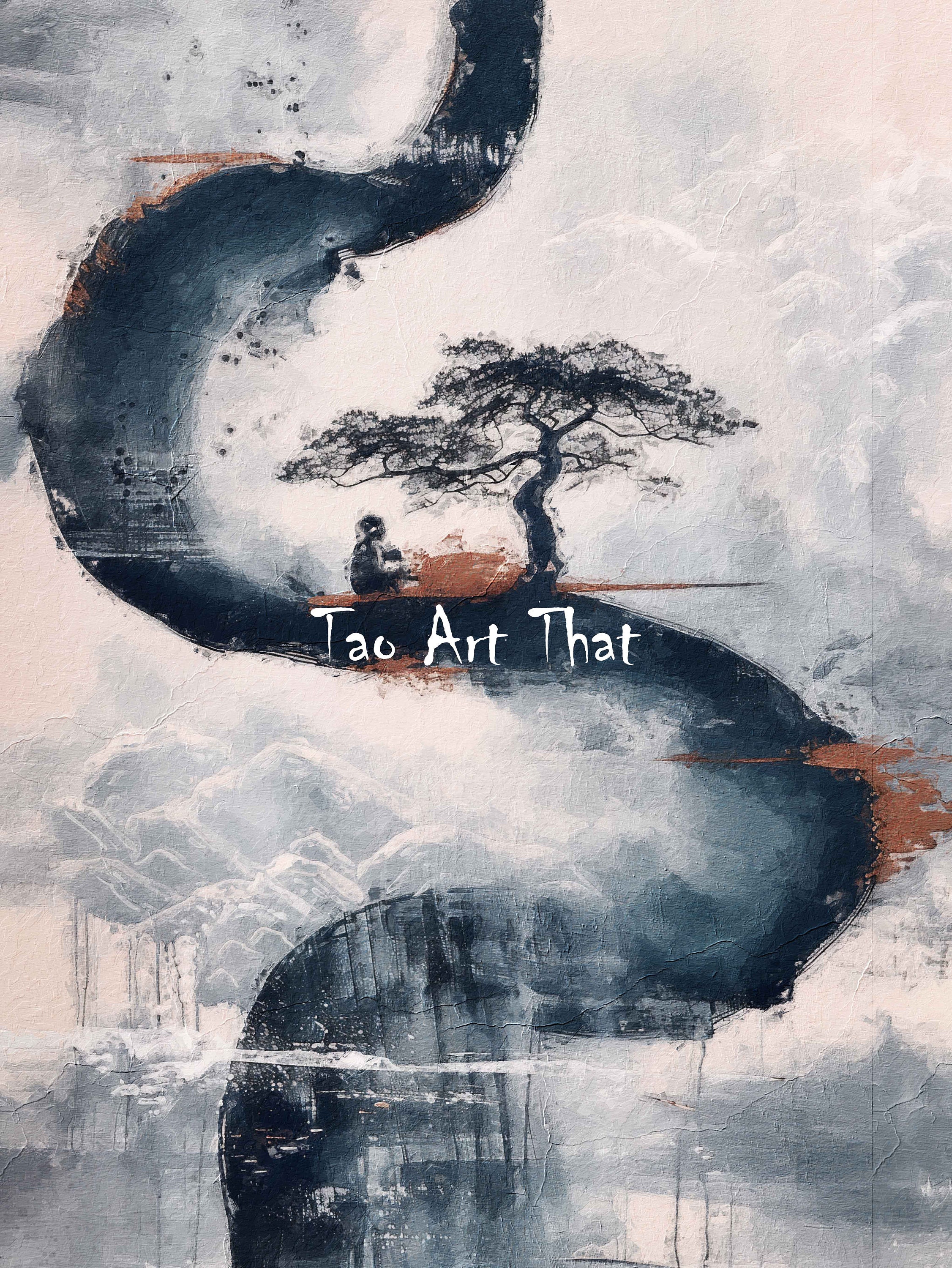 The Awakened Path - Buddhist Art - Zen Spiritual Painting Wall Art ...