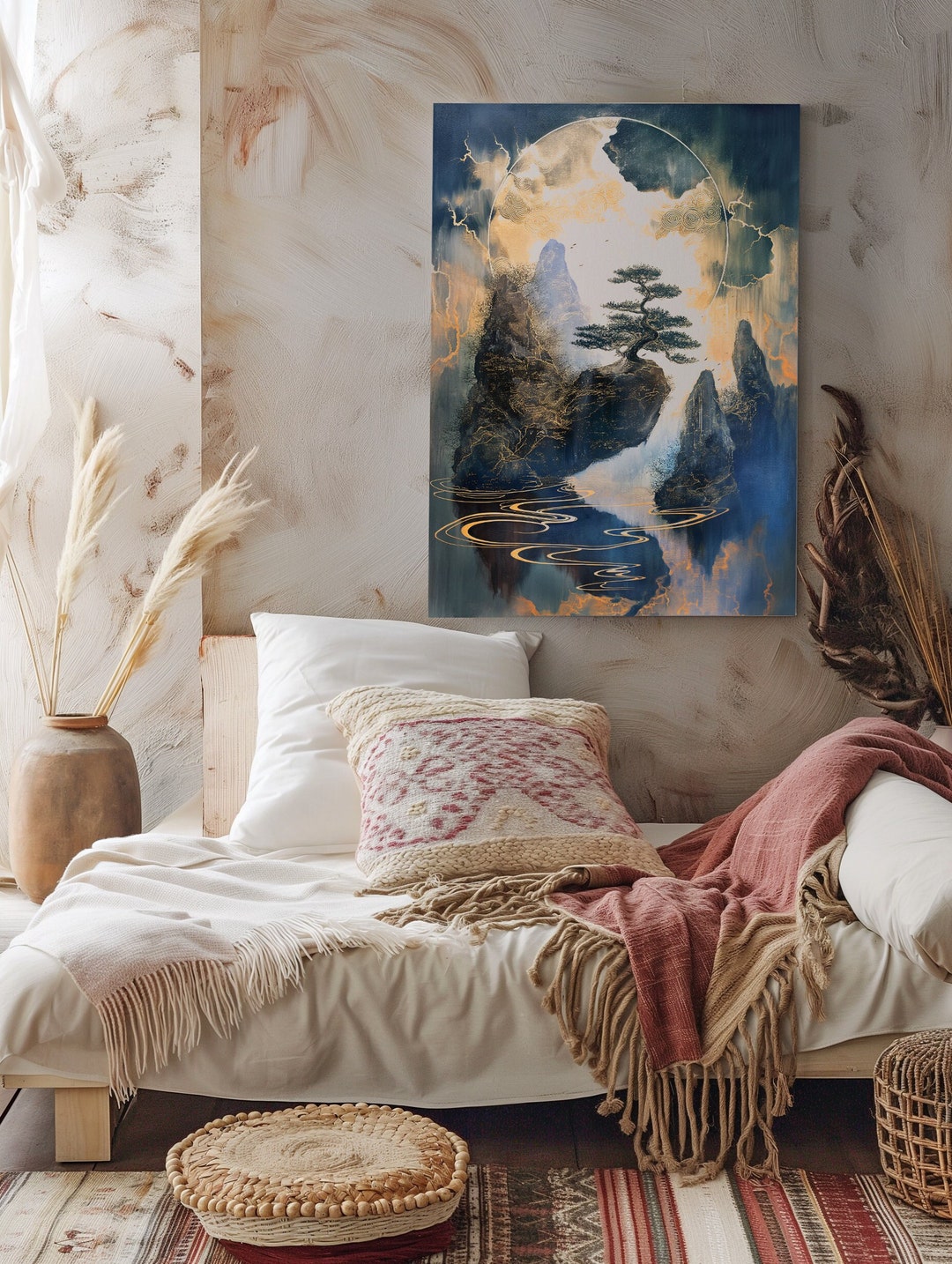 Zen Tree of Stillness – Japanese Zen Wall Art, Meditation Nature ...
