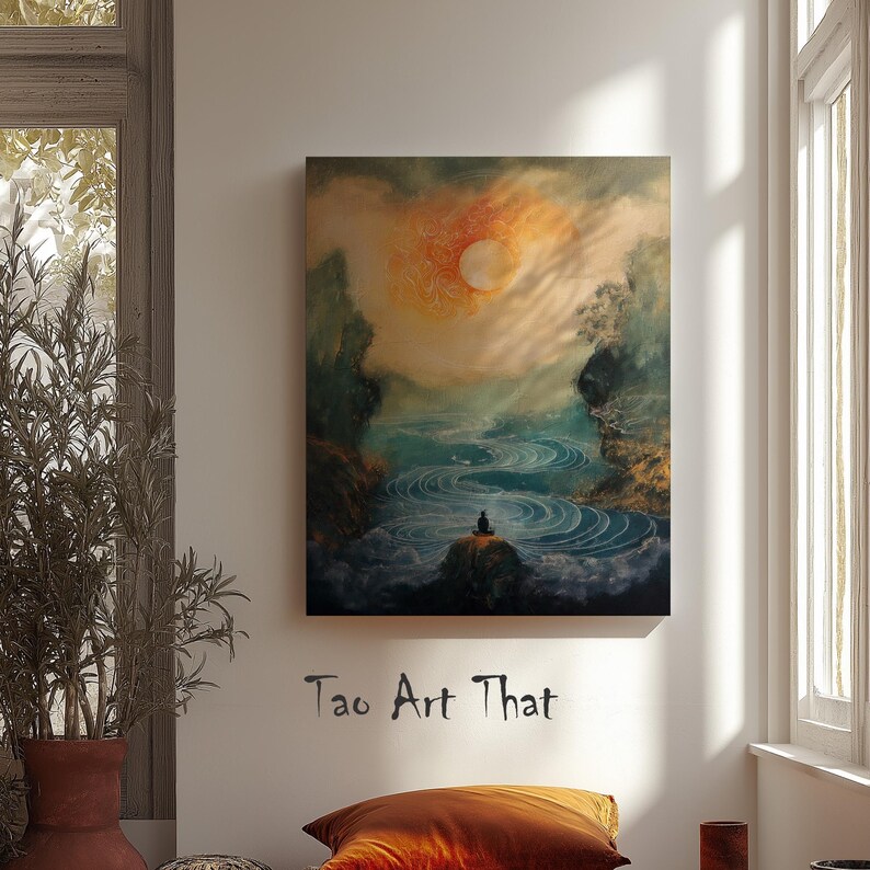 Yin Yang Zen Sun - Meditation Spiritual Flow Artwork, Chakra ...