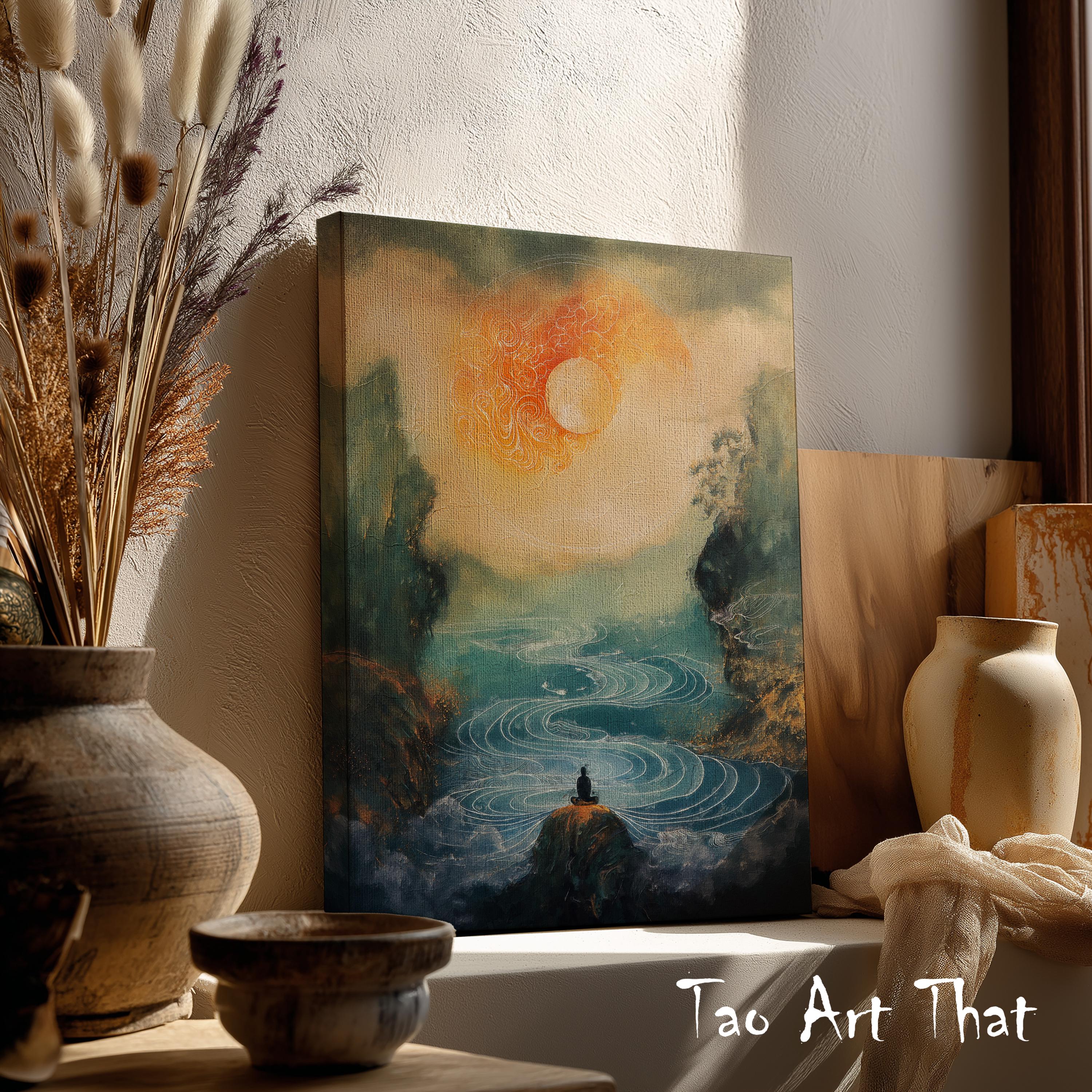 Yin Yang Zen Sun - Meditation Spiritual Flow Artwork, Chakra ...