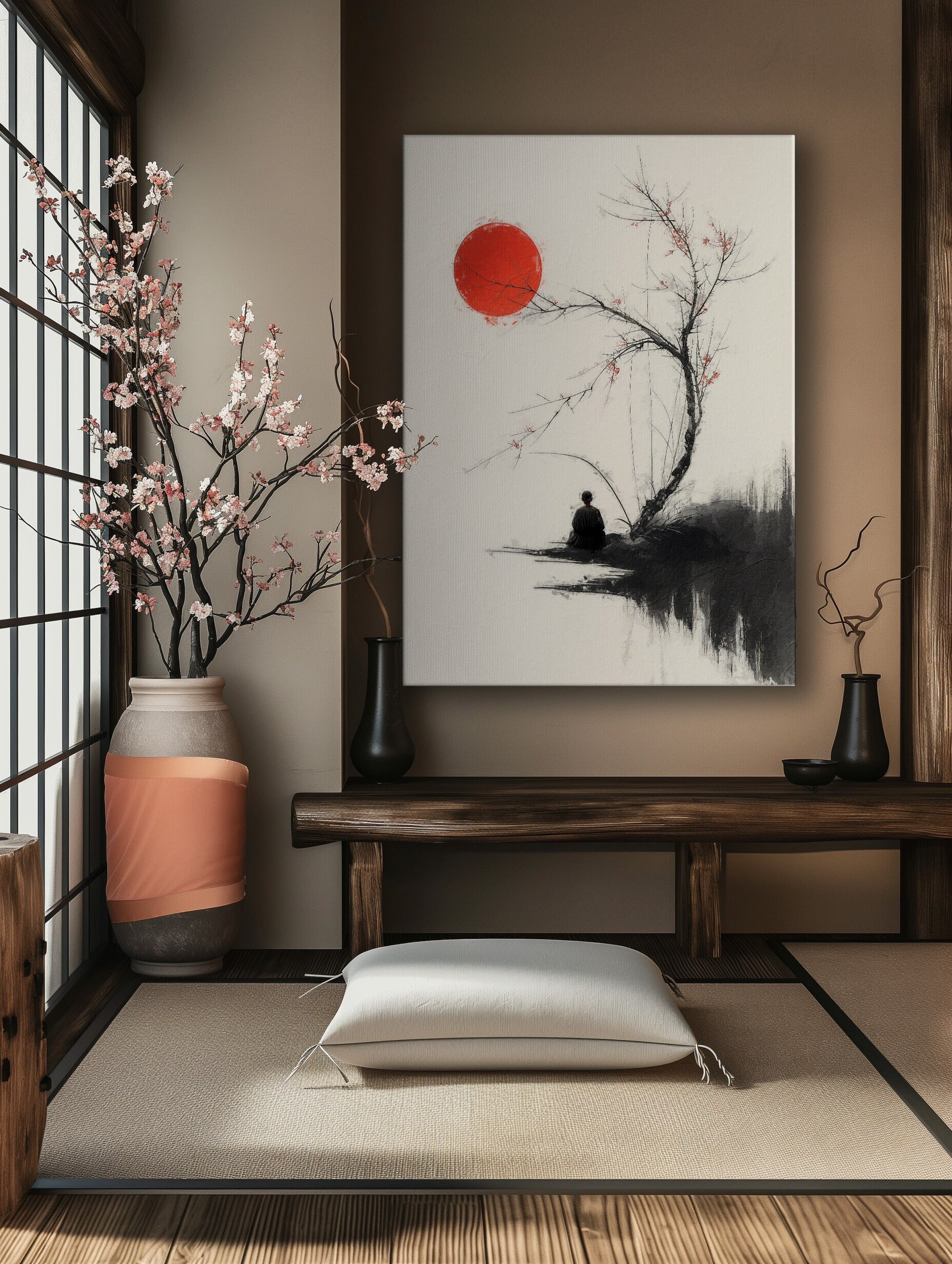 Become One With Yourself Zen Buddhist Art Spiritual Painting Wall Art ...