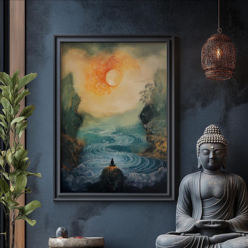 Yin Yang Zen Sun - Meditation Spiritual Flow Artwork, Chakra ...