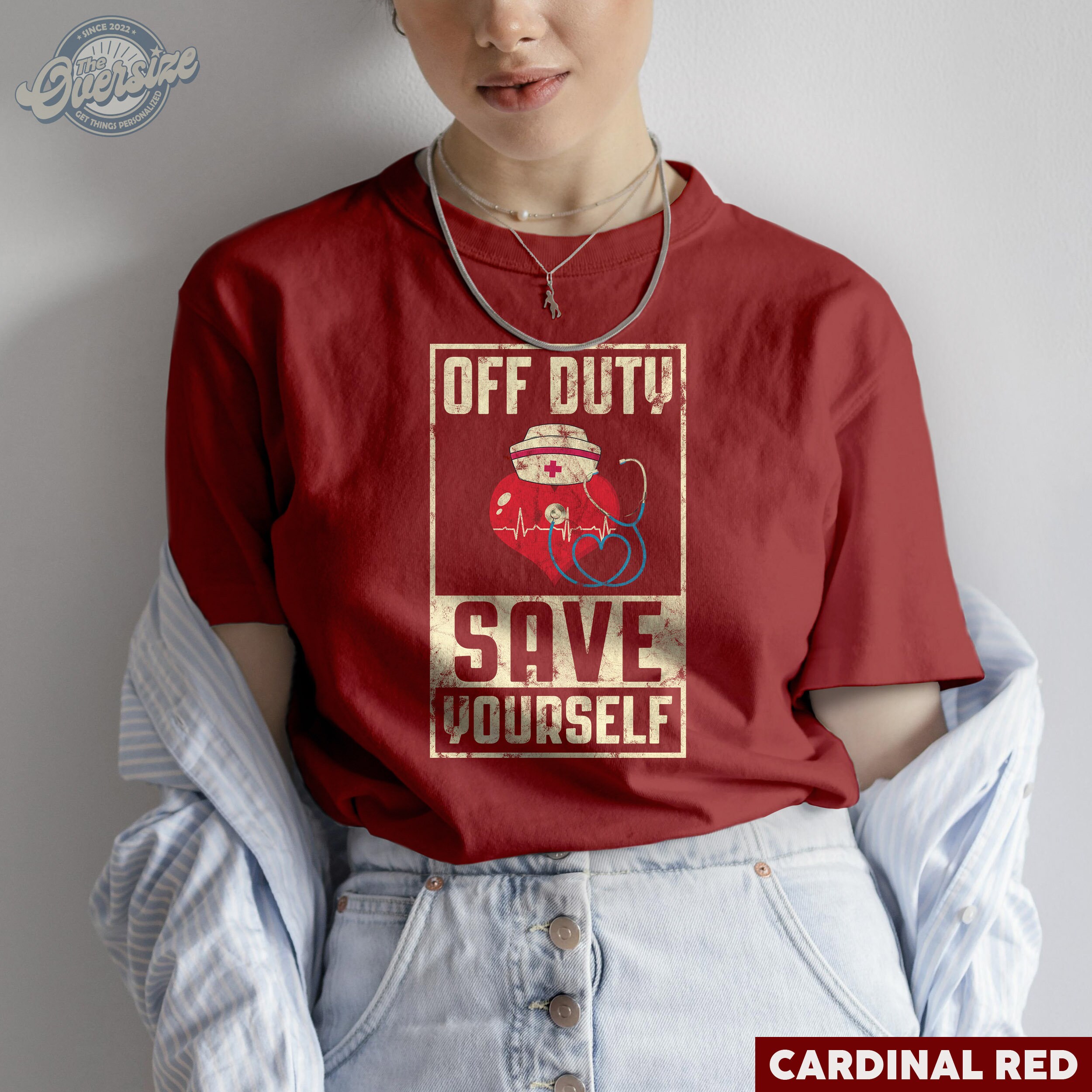 Off Duty Save Yourself Heart Nurse Doctor T-shirt - Etsy