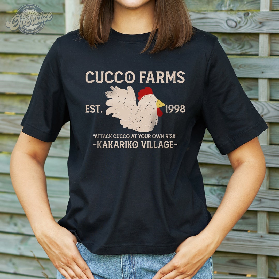 Cucco Farms Est 1998 Kakariko Village Vintage Chicken Logo - Etsy