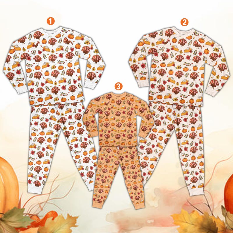 Thanksgiving Pajamas - Etsy
