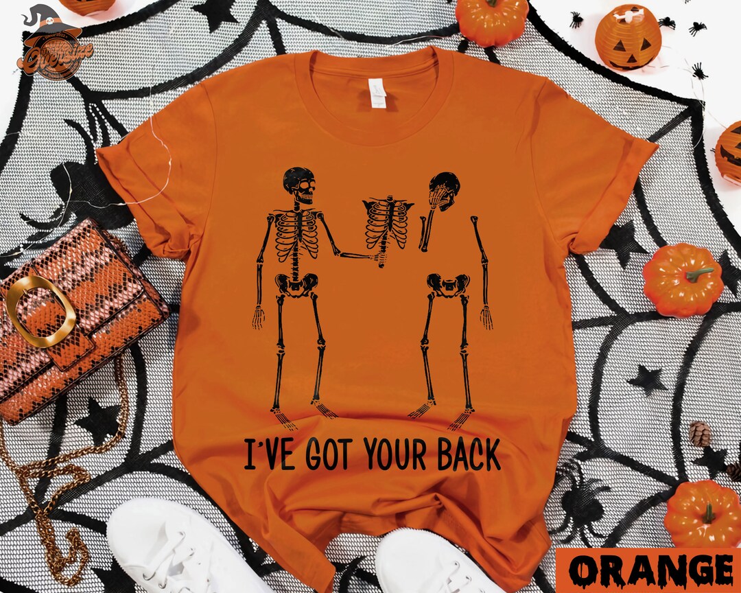 I've Got Your Back Funny Vintage Skeleton Meme Halloween - Etsy
