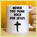 Never Too Punk Rock for Jesus Cross Christian PNG File , God PNG File ...