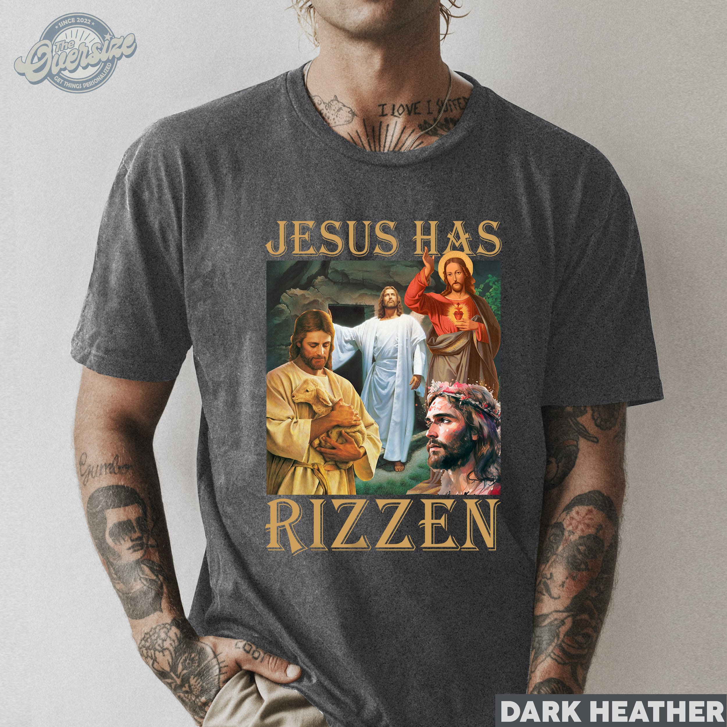Jesus Has Rizzen Vintage God Christian PNG File Download sold by ...