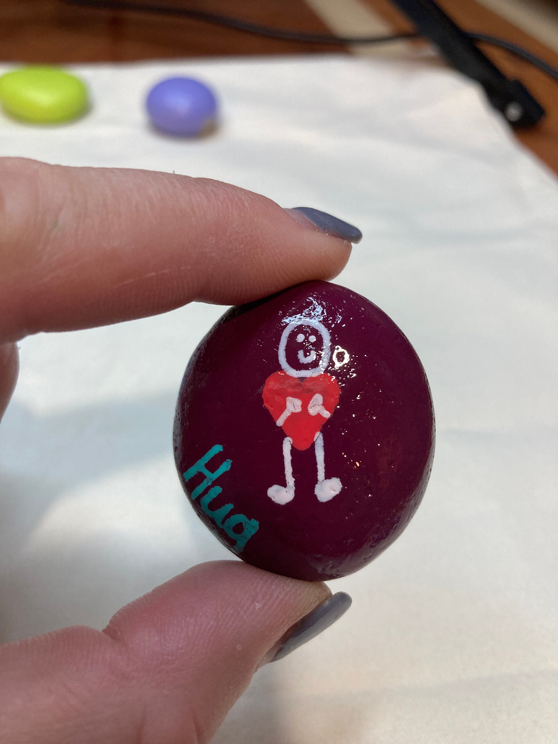 Inspirational Pocket Hug Mini Painted Pebbles Stones Rocks - Etsy