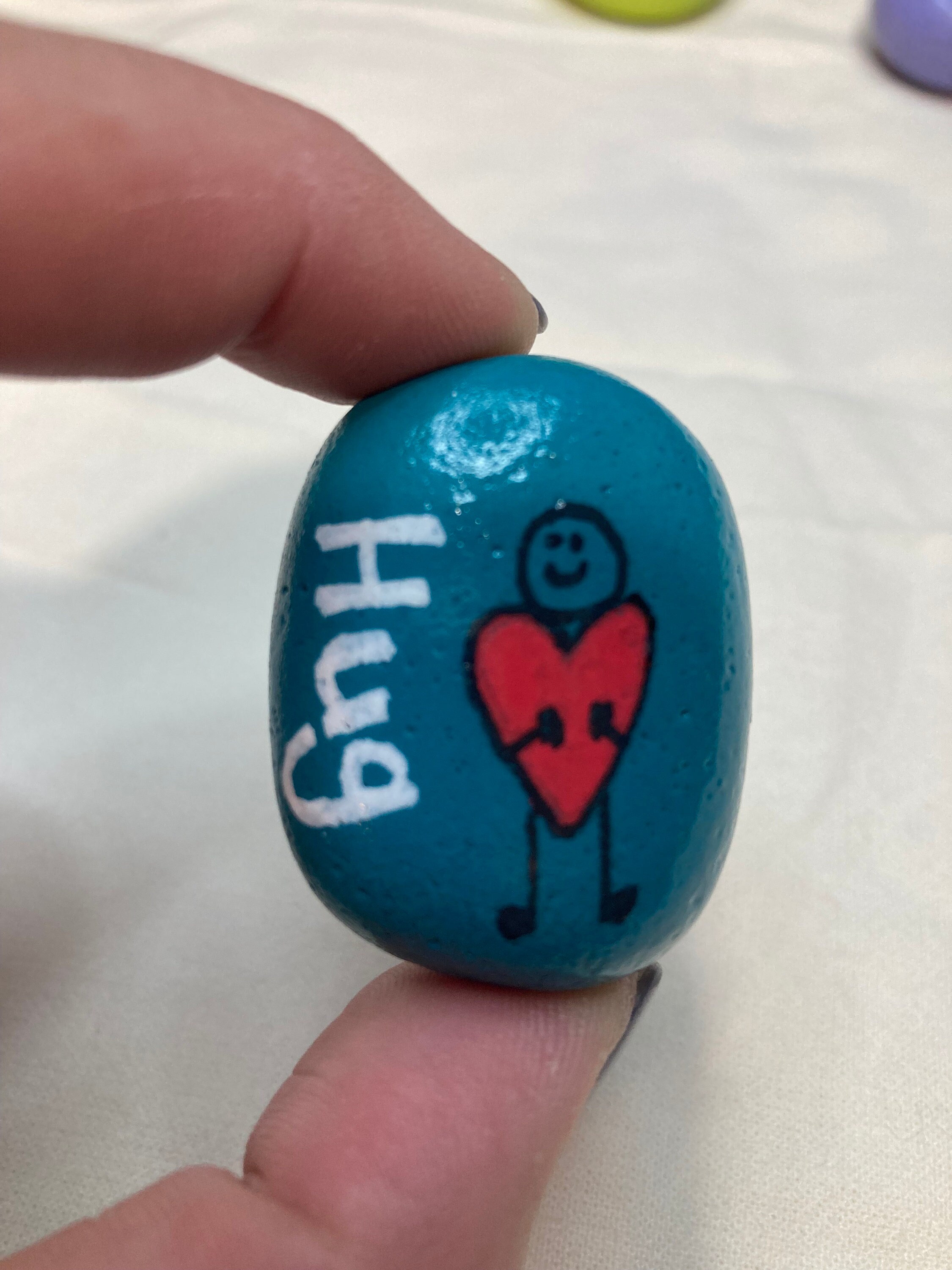 Inspirational Pocket Hug Mini Painted Pebbles Stones Rocks - Etsy