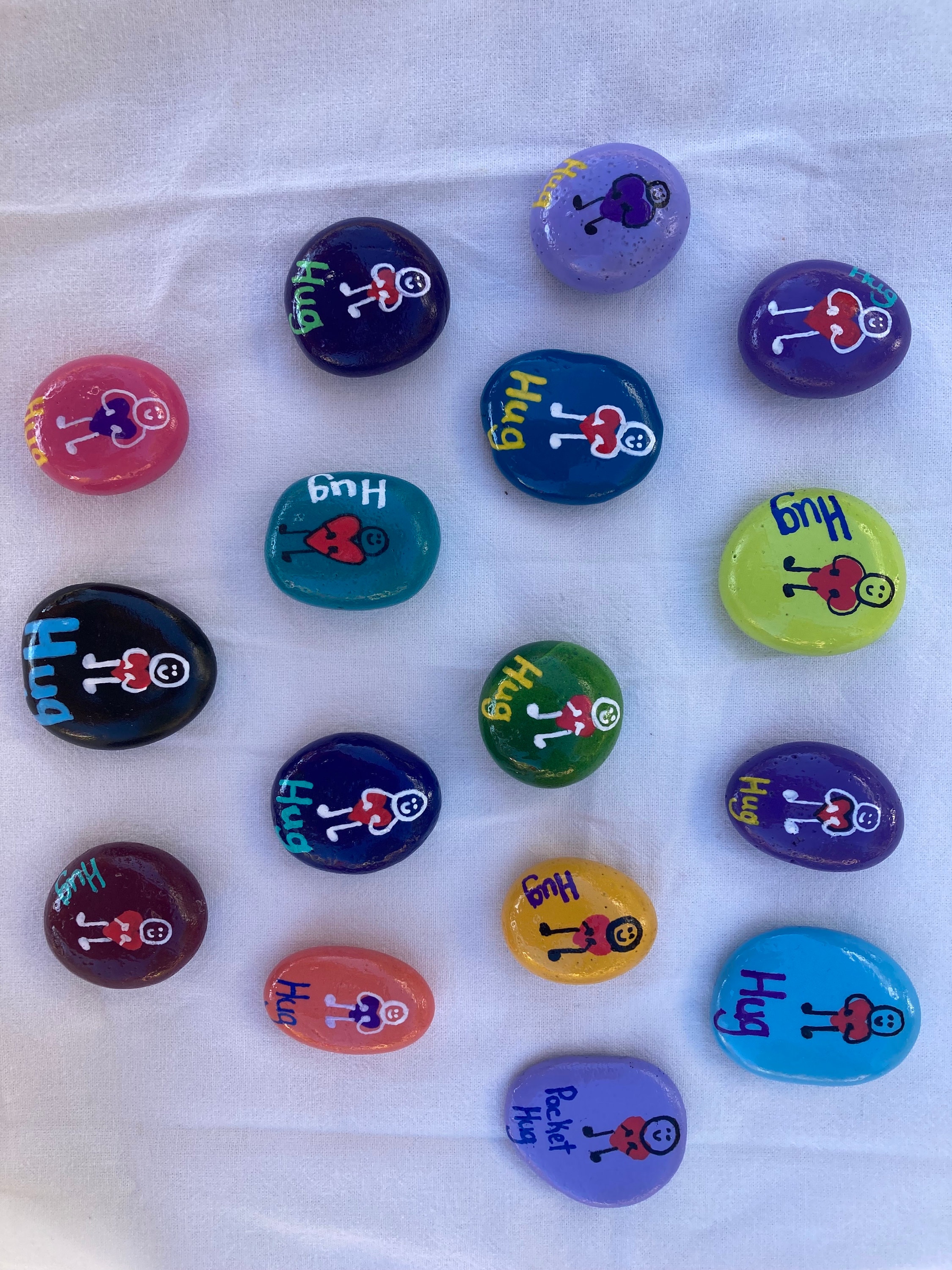 Inspirational Pocket Hug Mini Painted Pebbles Stones Rocks - Etsy