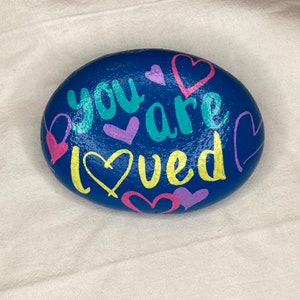 Hand Painted Inspirational Happy Kindness Rocks - Etsy