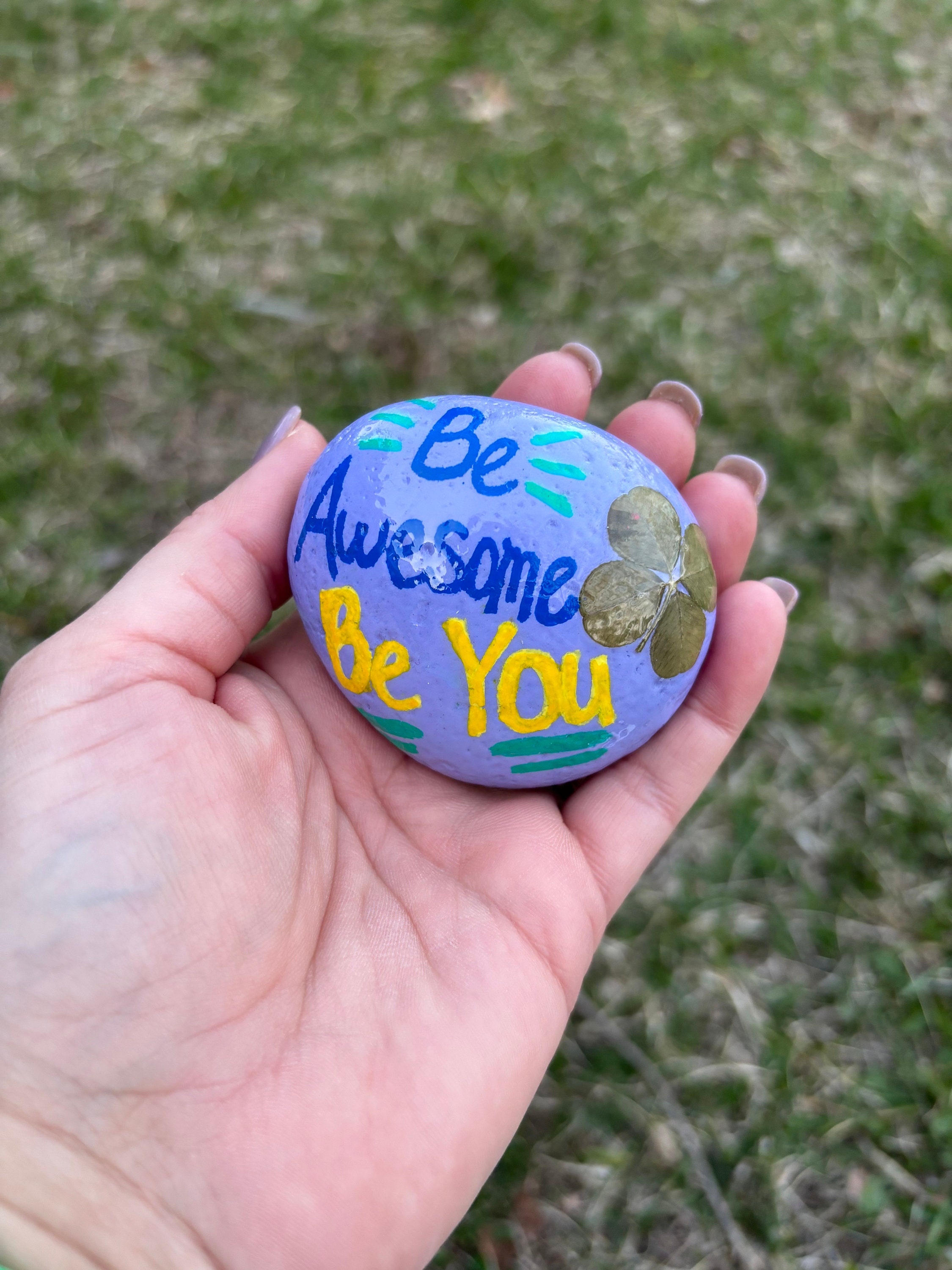 Colorful Medium Sized Kindness Rocks With Daily Affirmations - Etsy