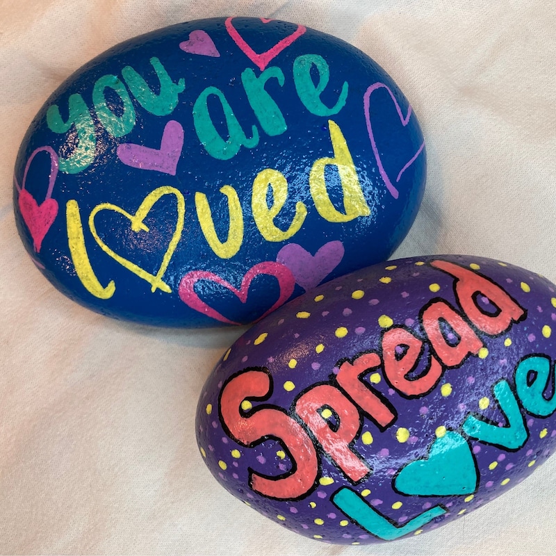 Hand Painted Rocks - Etsy
