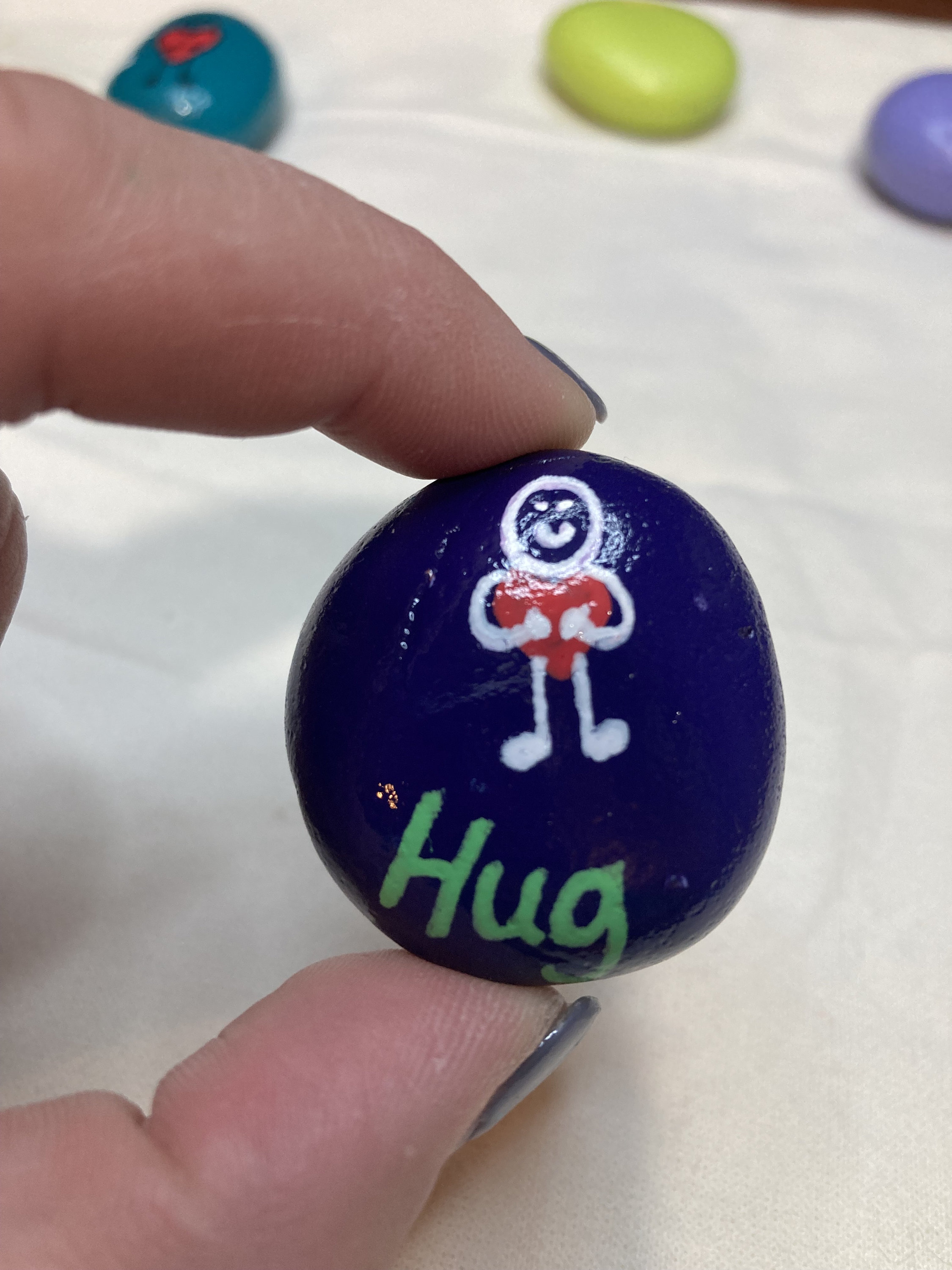 Inspirational Pocket Hug Mini Painted Pebbles Stones Rocks - Etsy