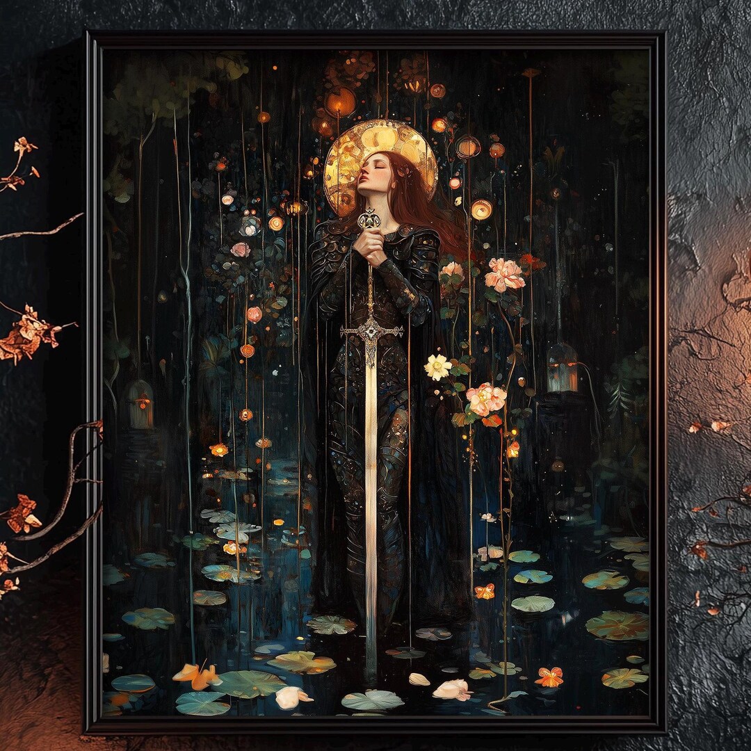 Nimue/nyneve Art: Gothic Arthurian Legend (digital Download) - Etsy