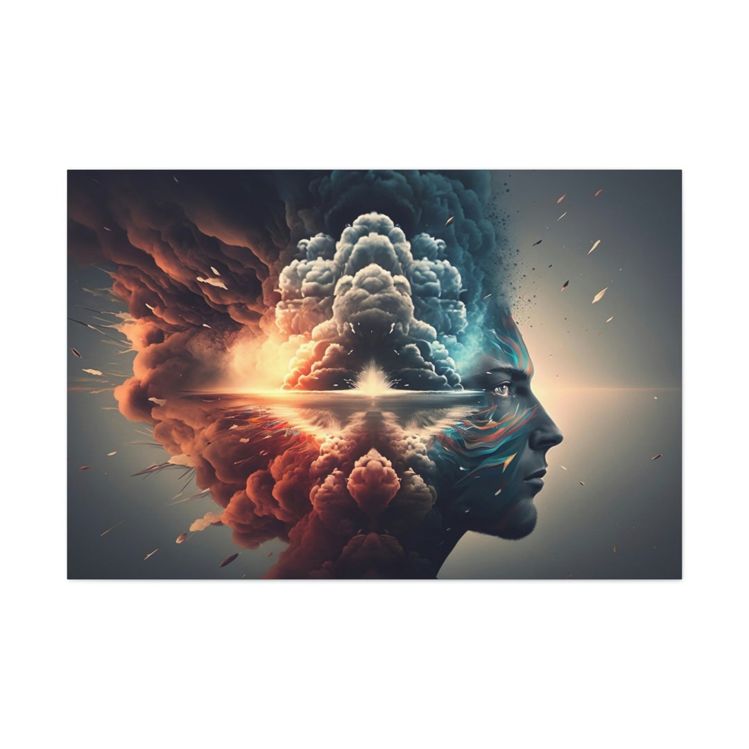 Abstract Art, Hybrid Art, Human Nebula, - Etsy