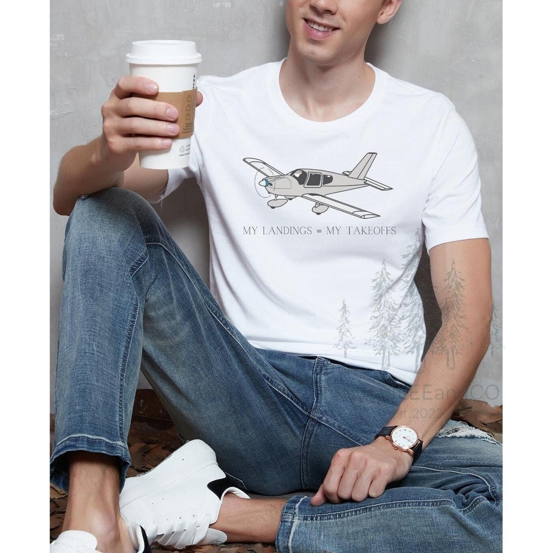 Landings Equal Takeoffs, Pilot Shirt, Aviation Shirt, Funny Pilot Shirt ...