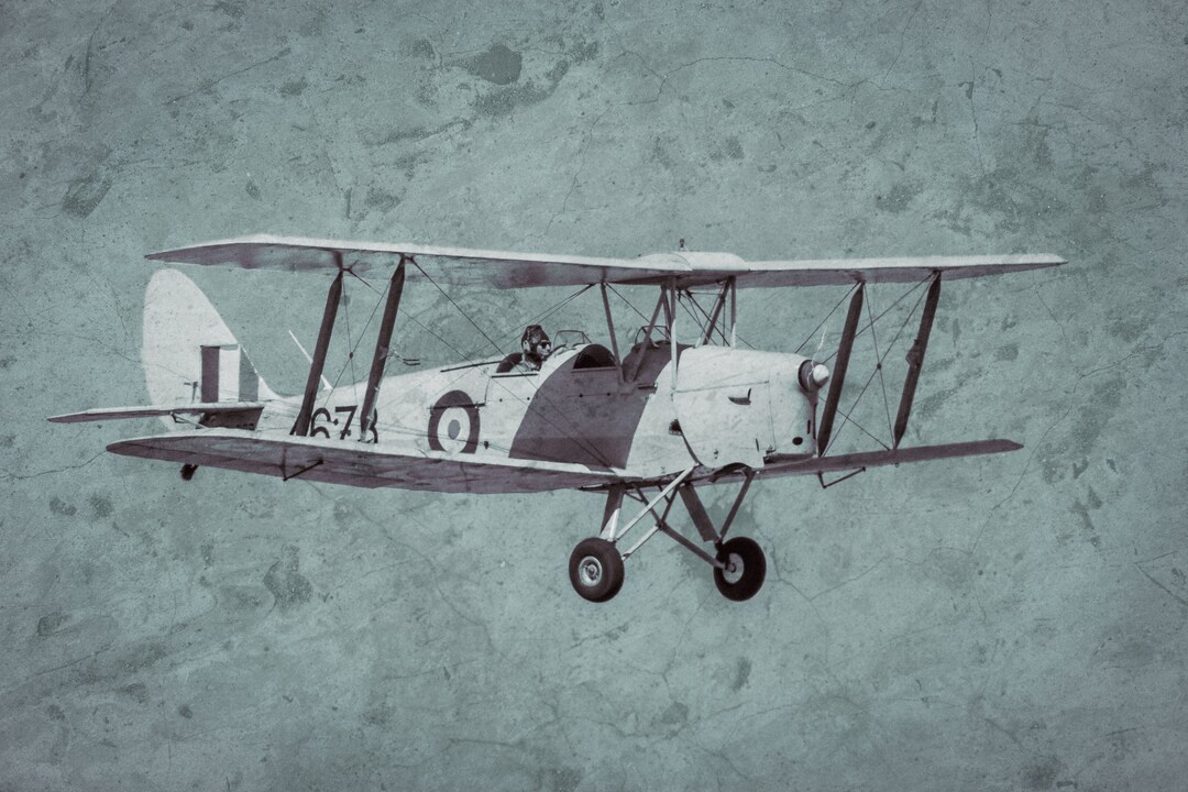 De Havilland DH.82A Tiger Moth - Etsy