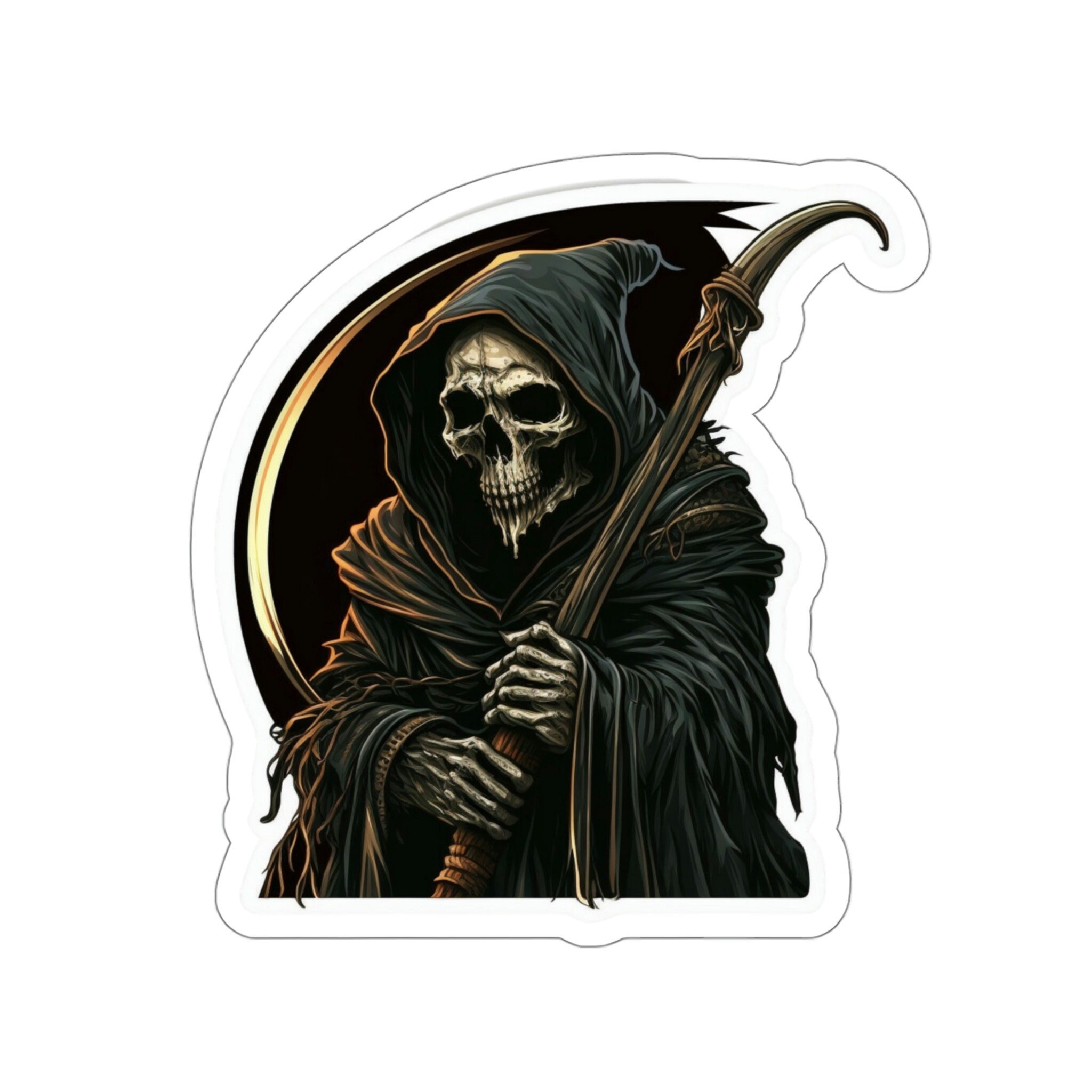 Grim Reaper Sticker Custom Sticker Vinyl Sticker Decal Laptop Sticker Die Cut Sticker