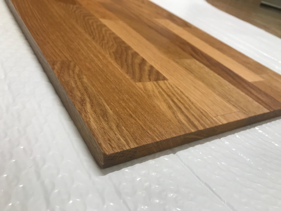Sample Pieces of Wood - Oak-22mm Butchers Block, Oak-18mm - Full Stave ...