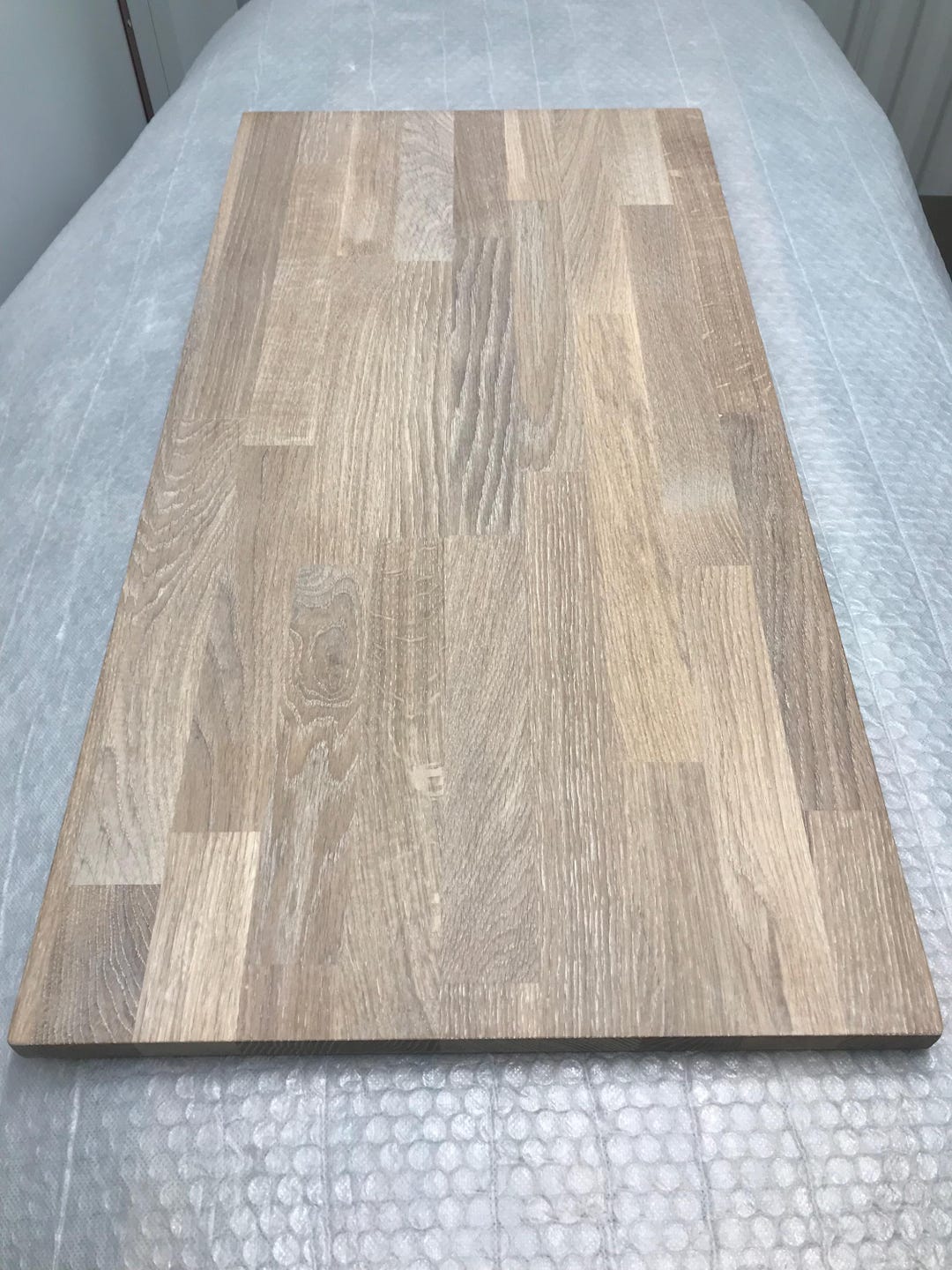 Light Oak 22mm Thick Solid Wood Top for 4-cube Kallax Unit (146.5 X ...