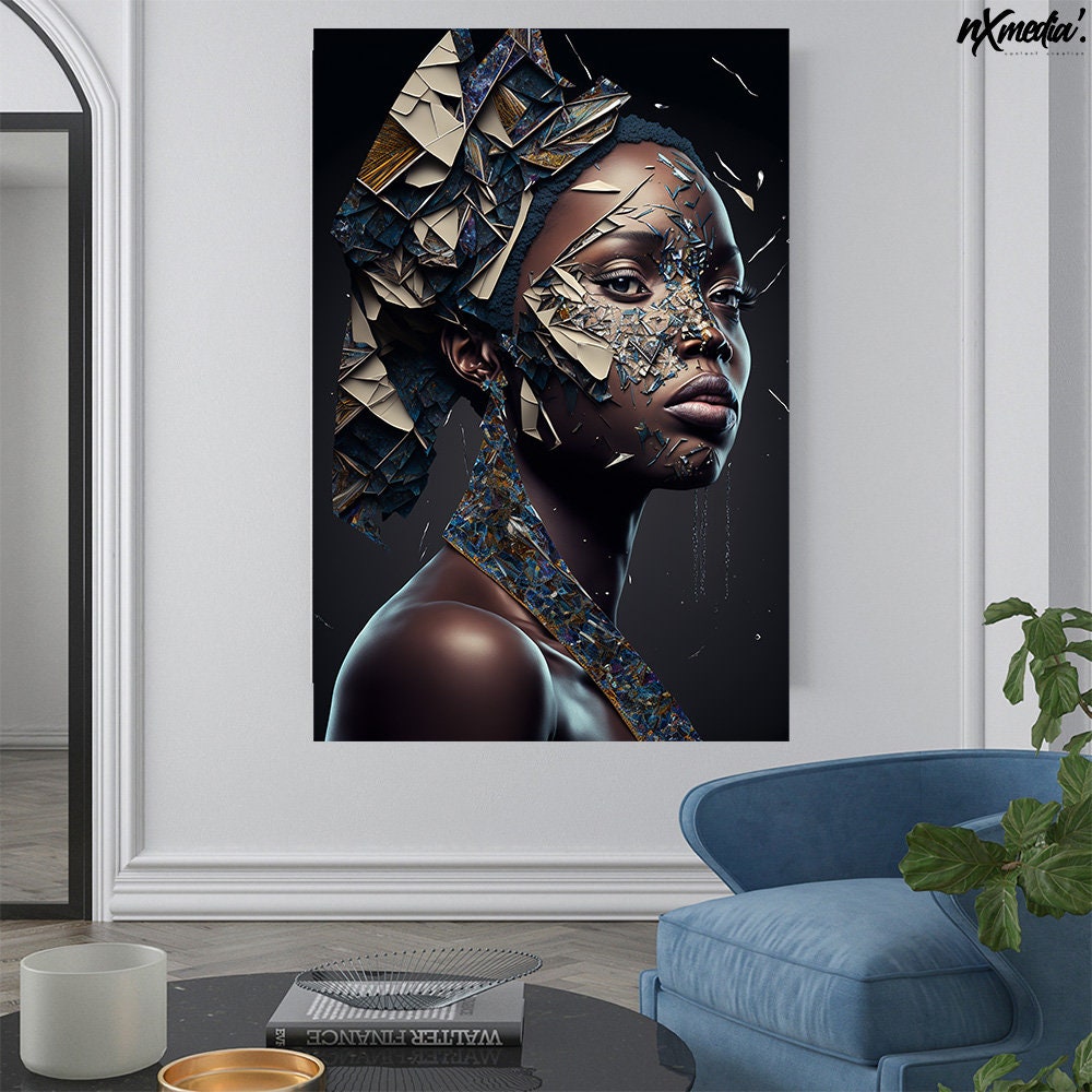 AFRICAN BROKEN DREAMS | African Art | Digital Download | Afro Woman ...