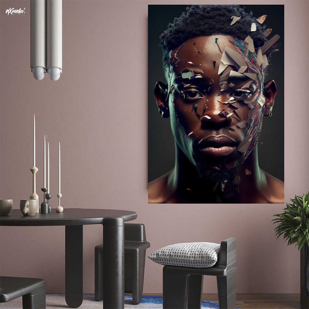 HIS BROKEN DREAMS African Art Digital Download Afro Woman Tshirt Design ...