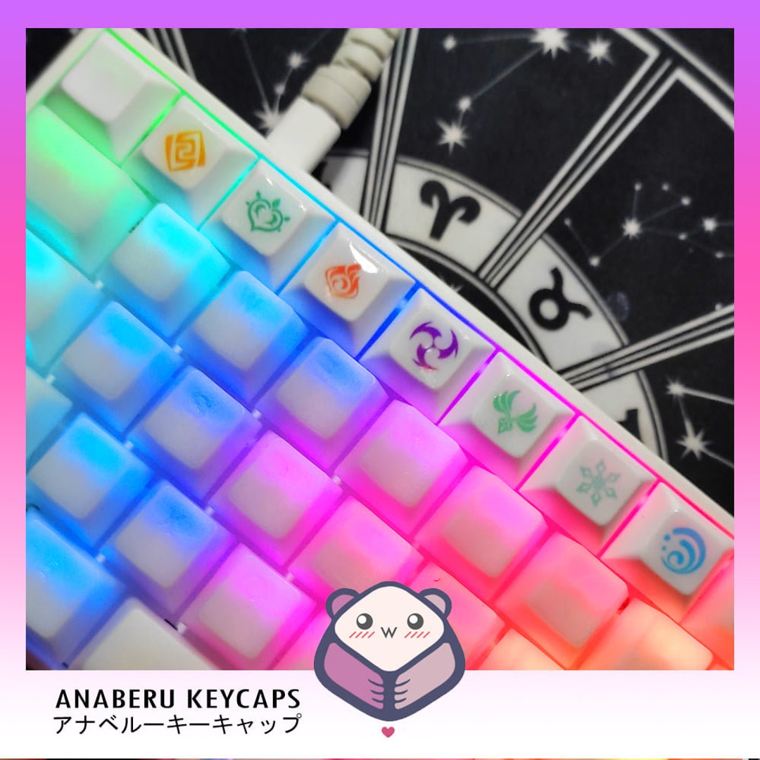Gen.shin Resin Keycaps Colored package - Etsy