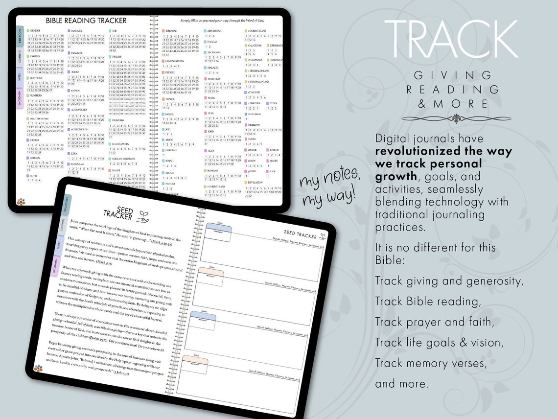 Digital Journaling Bible | KJV | Bible Journal for Goodnotes | iPad ...