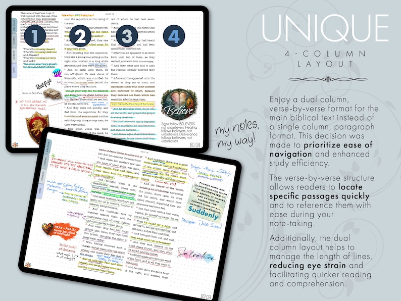 Digital Journaling Bible KJV Bible Journal for Goodnotes iPad Bible ...