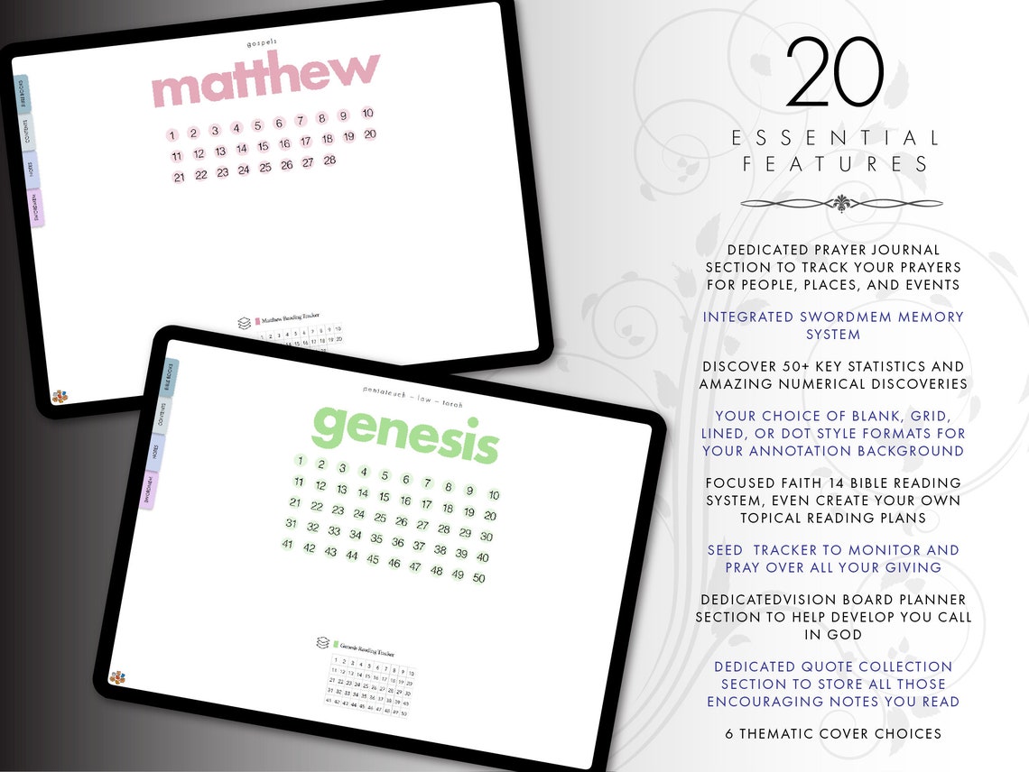 Digital Journaling Bible | KJV | Bible Journal for Goodnotes | iPad ...