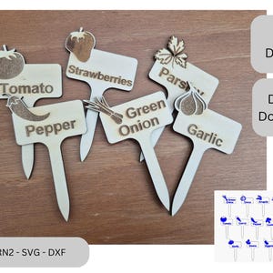 Plant Labels & Markers, Gardenmarkers - Digital Download - SVG, LBRN2 ...