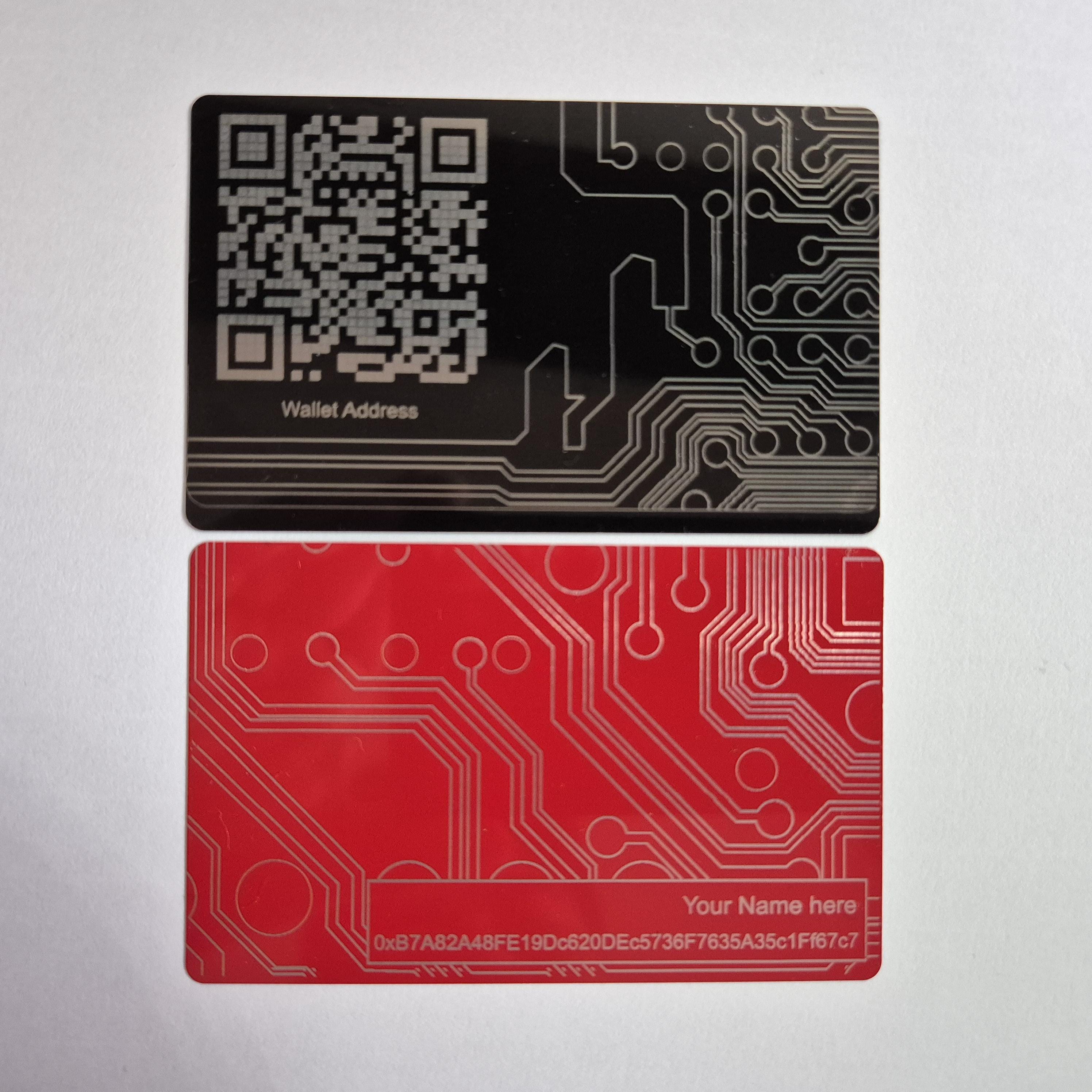 Crypto Wallet Business Card Design - Etsy
