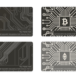 Crypto Wallet Business Card Design - Etsy