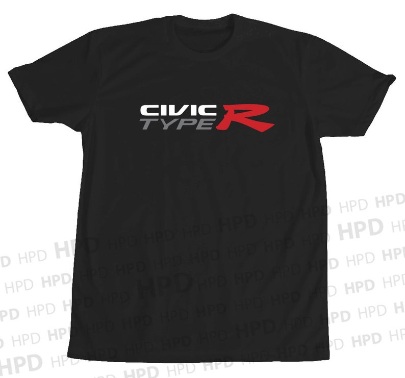 Civic Type-r Logo T-shirt Si JDM Vtec Ring Spun Soft Tee - Etsy