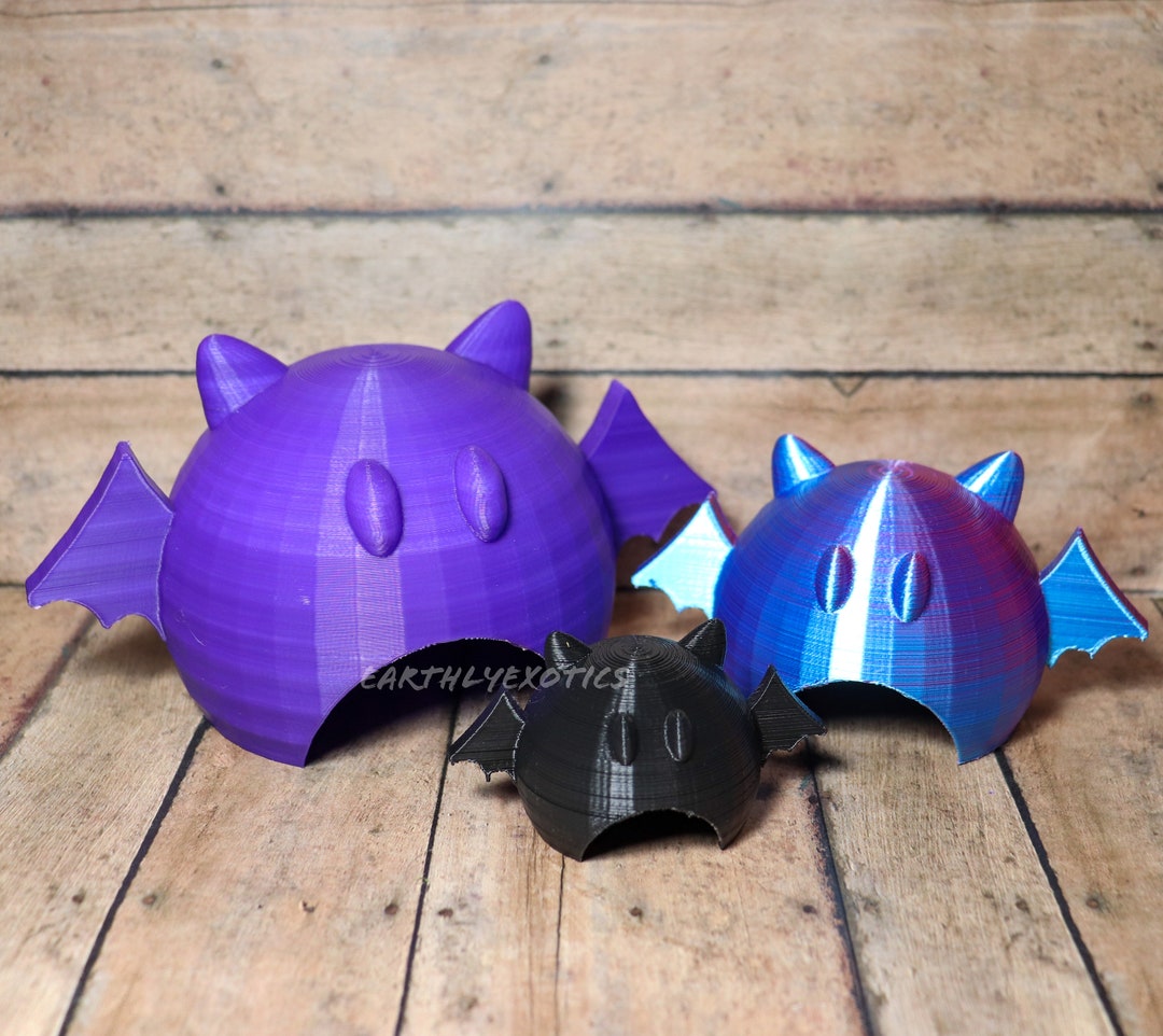 Halloween Bat Hide, Isopod Tarantula Small Reptile Hide, Cute Terrarium ...