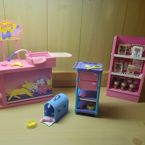 Vintage 1994 Mattel Barbie 'so Much to Do' Pretty Pet Parlor - Etsy
