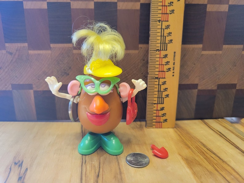 Vintage 1998 Mrs. Potato Head Keychain by Basic Fun Inc. - Etsy