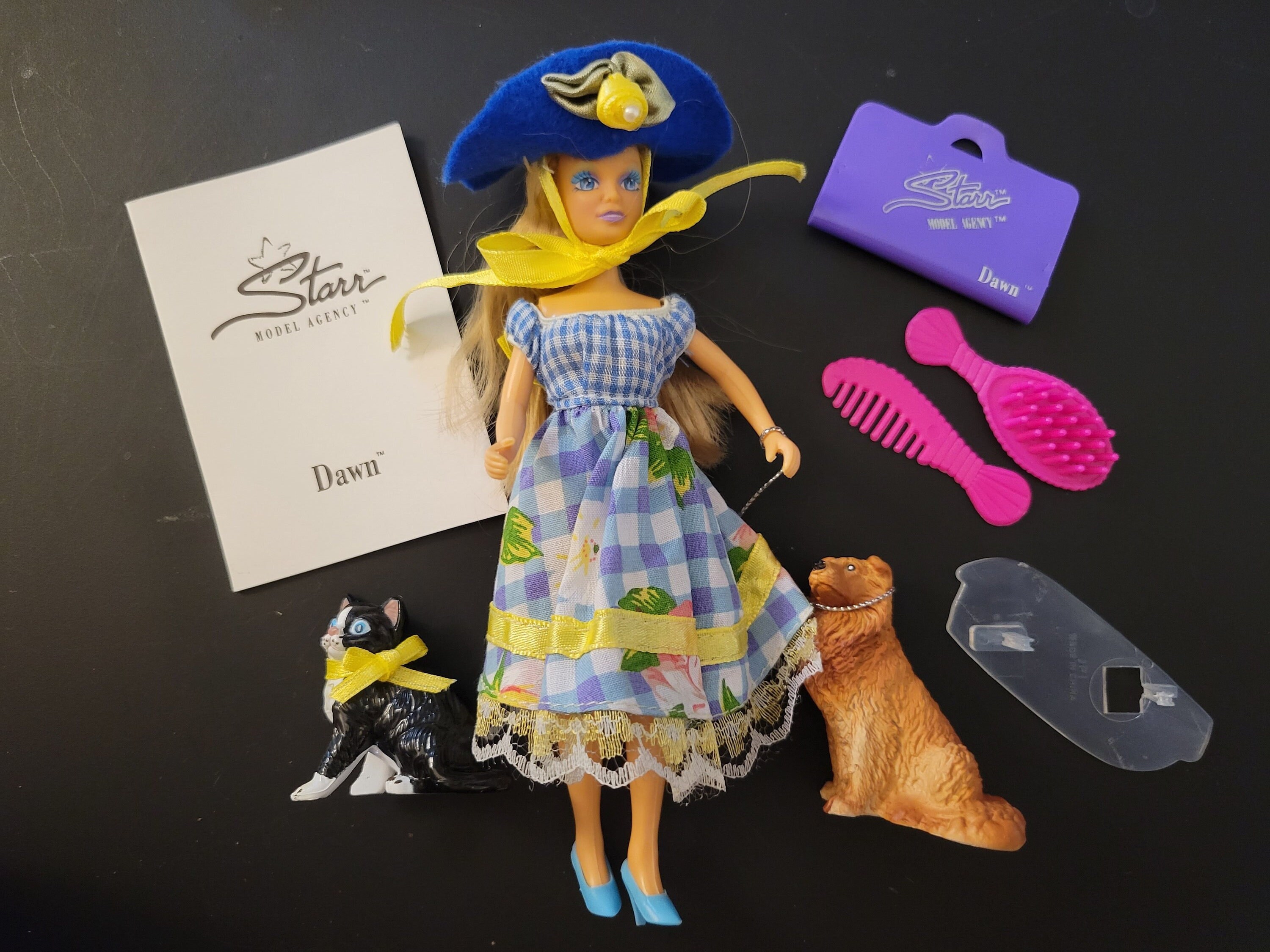 Vintage 90's Starr Modeling Agency Dolls 'prized Pets DAWN' COMPLETE ...