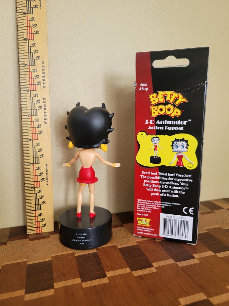 Vintage 2003 'betty Boop 3-D Animator Action Puppet' - Etsy