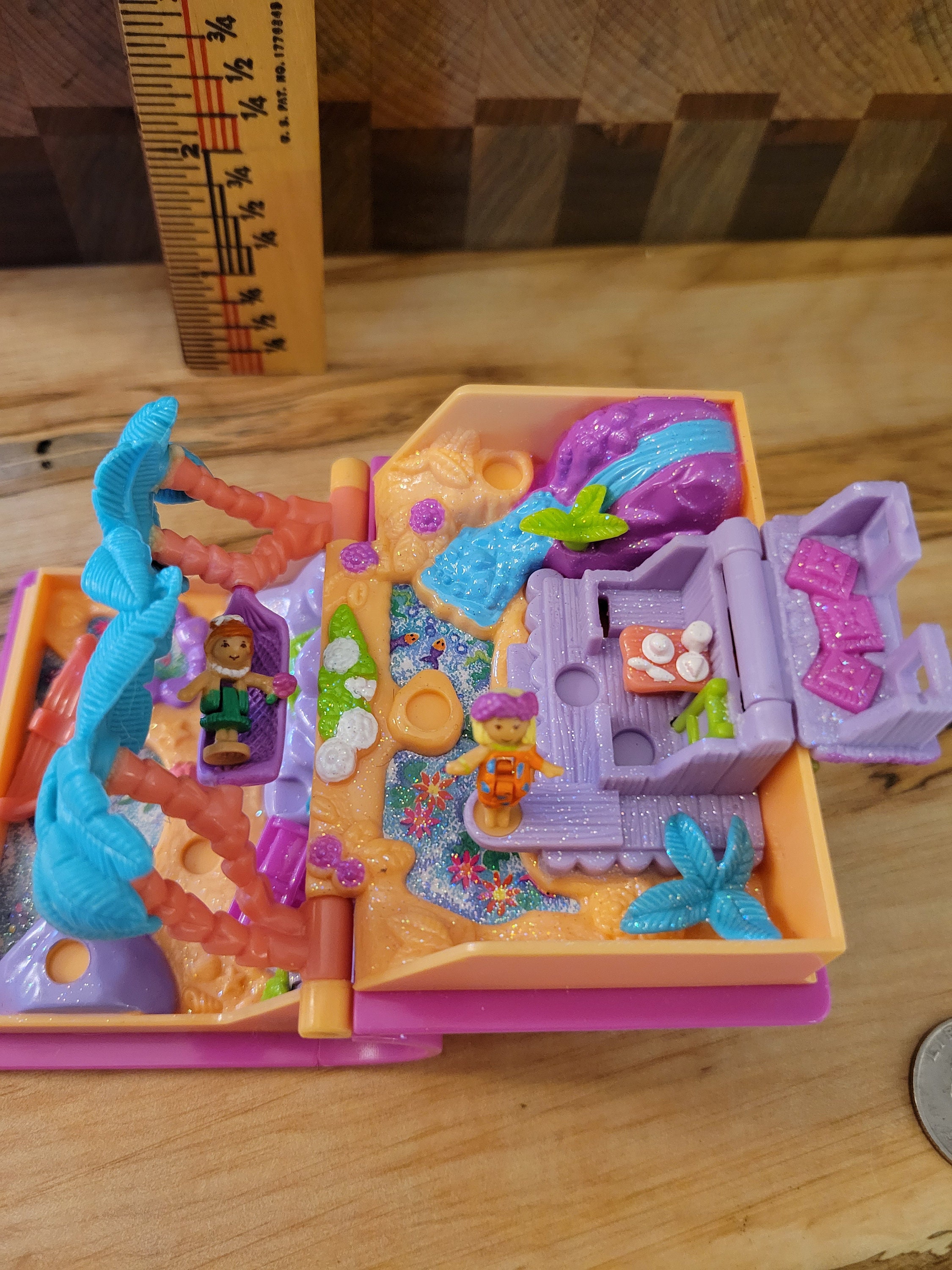 Vintage 1995 Polly Pocket Glitter Island by Bluebird Toys Plc. - Etsy