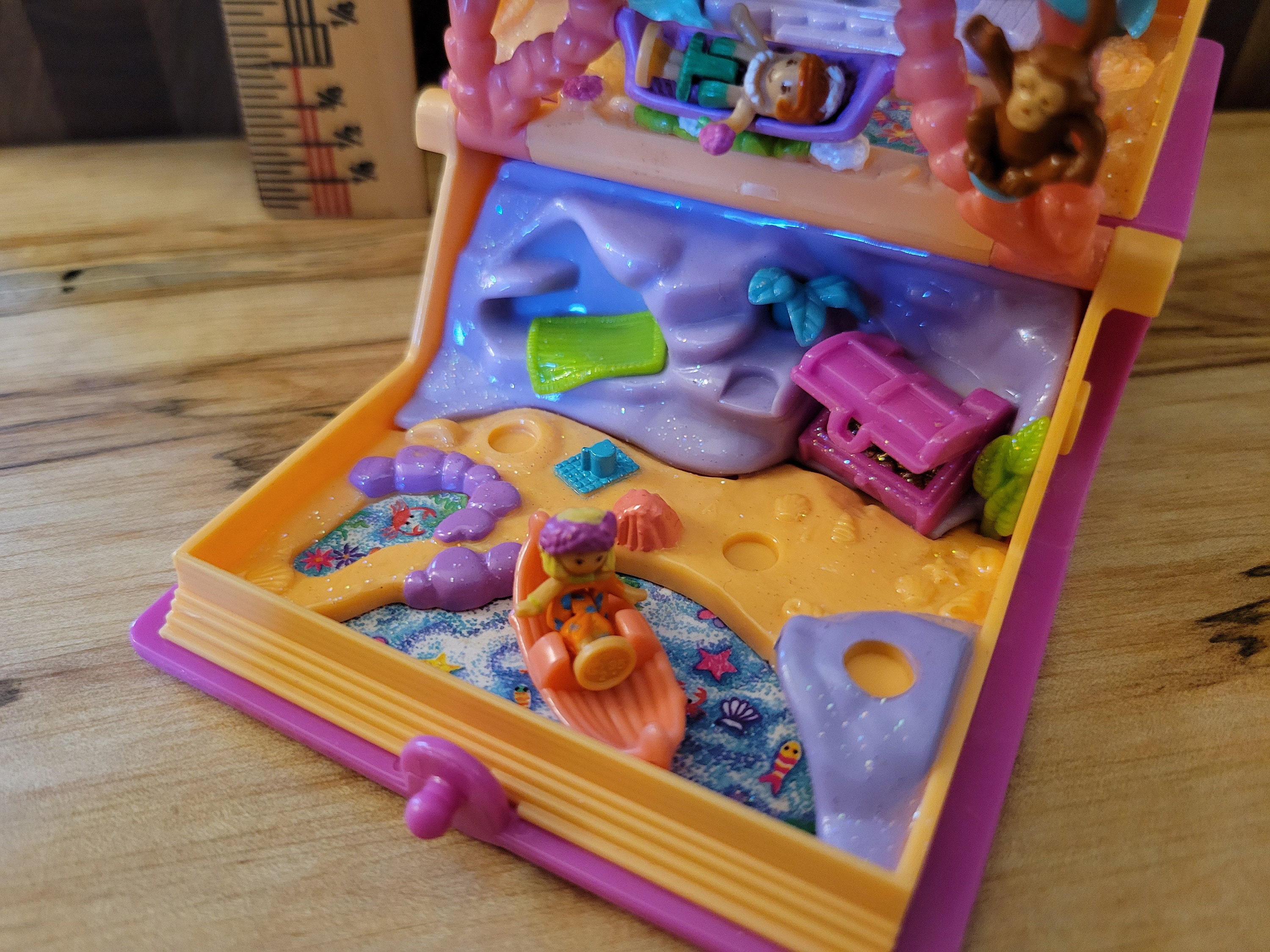 Vintage 1995 Polly Pocket Glitter Island by Bluebird Toys Plc. - Etsy