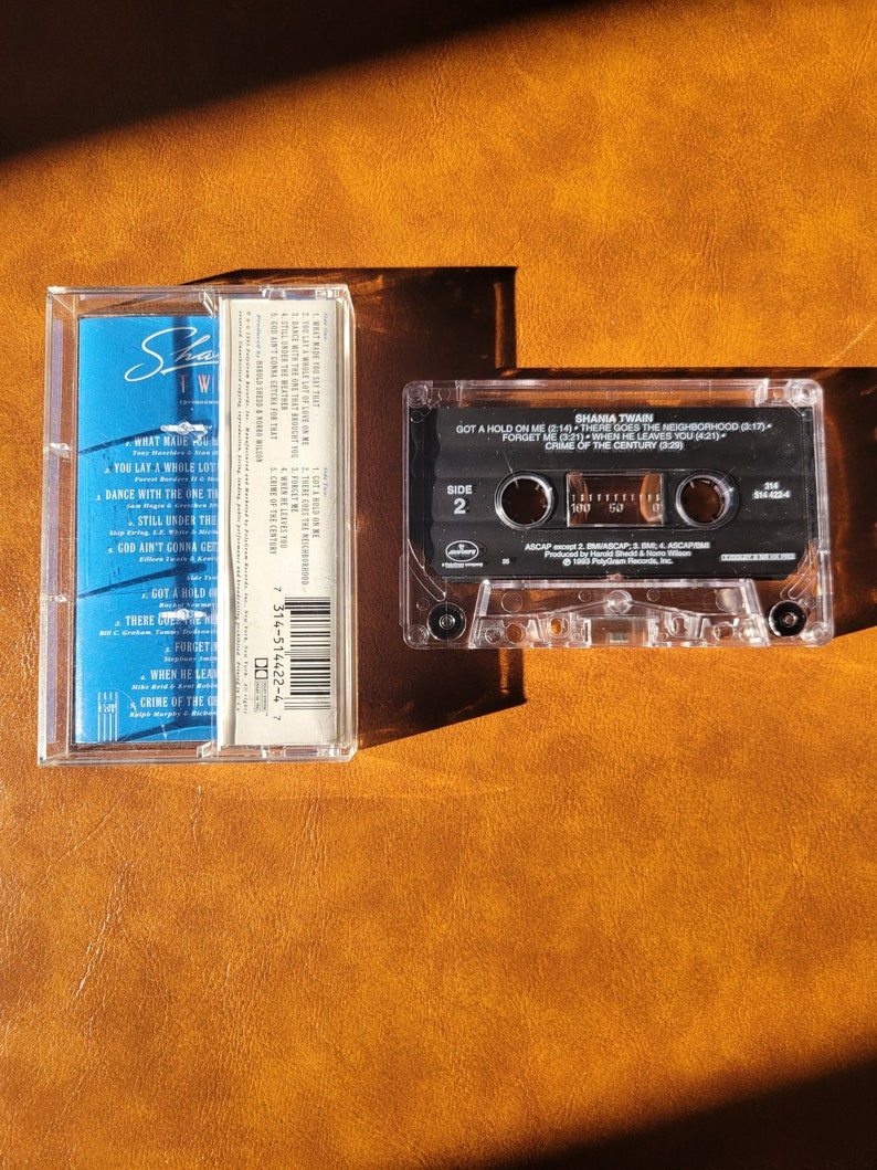 Vintage Shania Twain 1993 Cassette - Etsy