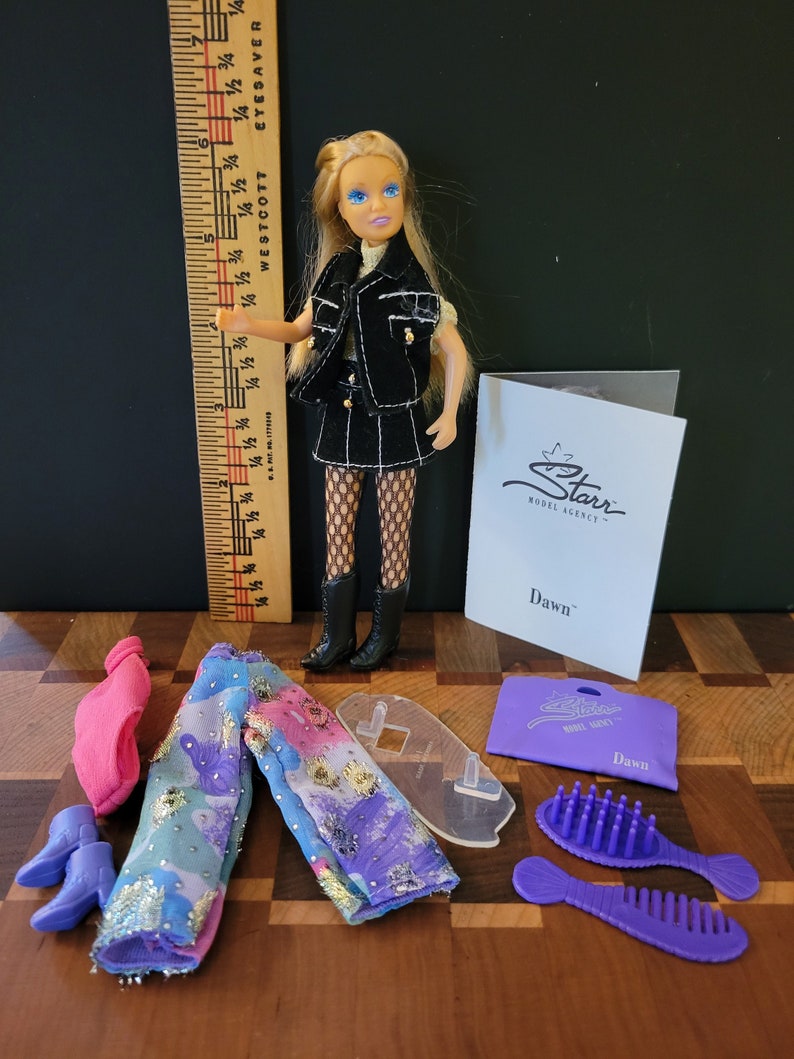 Vintage 90's Starr Modeling Agency Dolls 'totally Trendy DAWN' COMPLETE ...