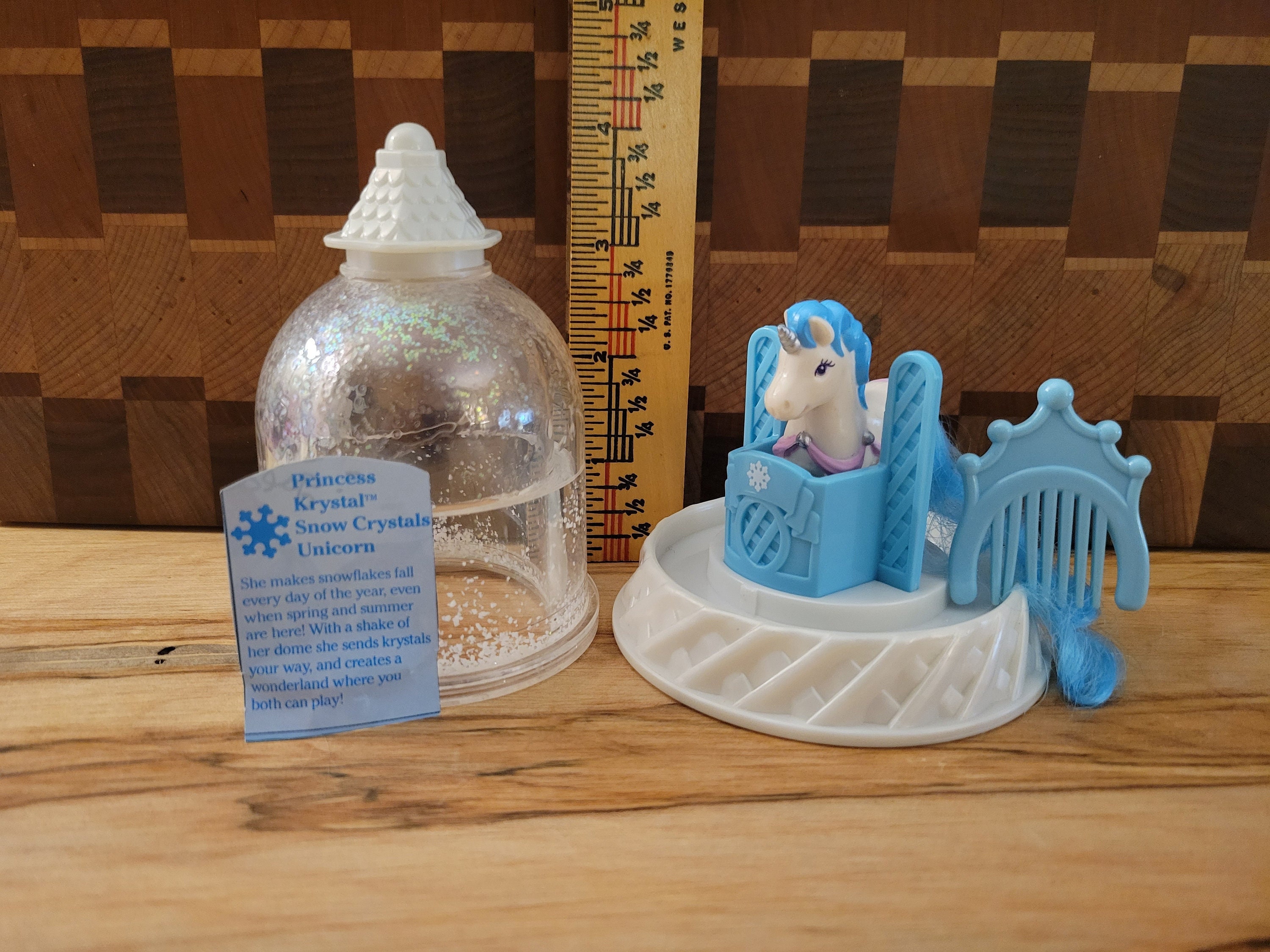 Vintage Rare 1993 Princess Krystal 'snow Crystals UNICORN' Complete Set ...