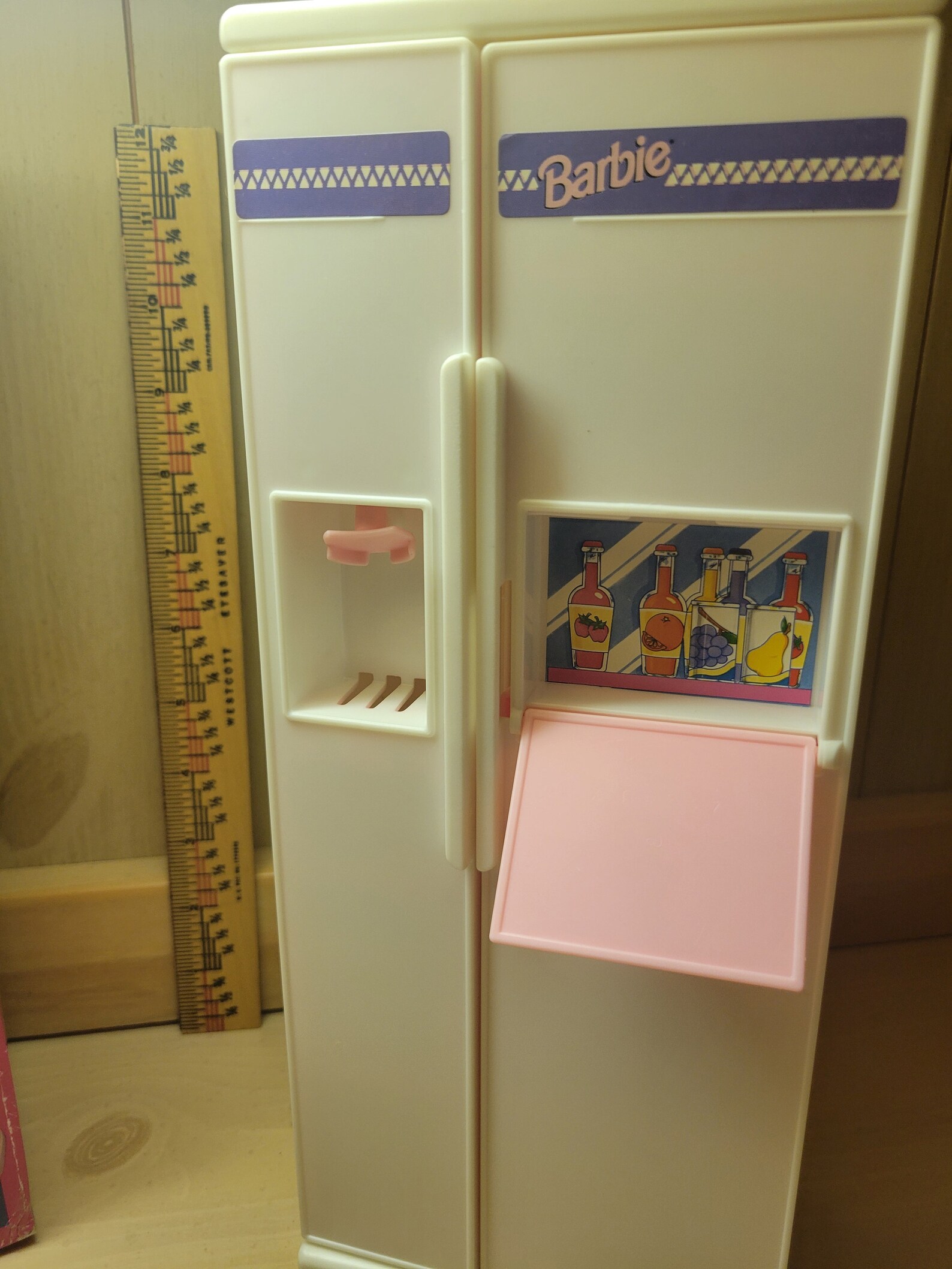 Vintage 1992 Mattel Barbie 'fun Fridge' COMPLETE Set - Etsy