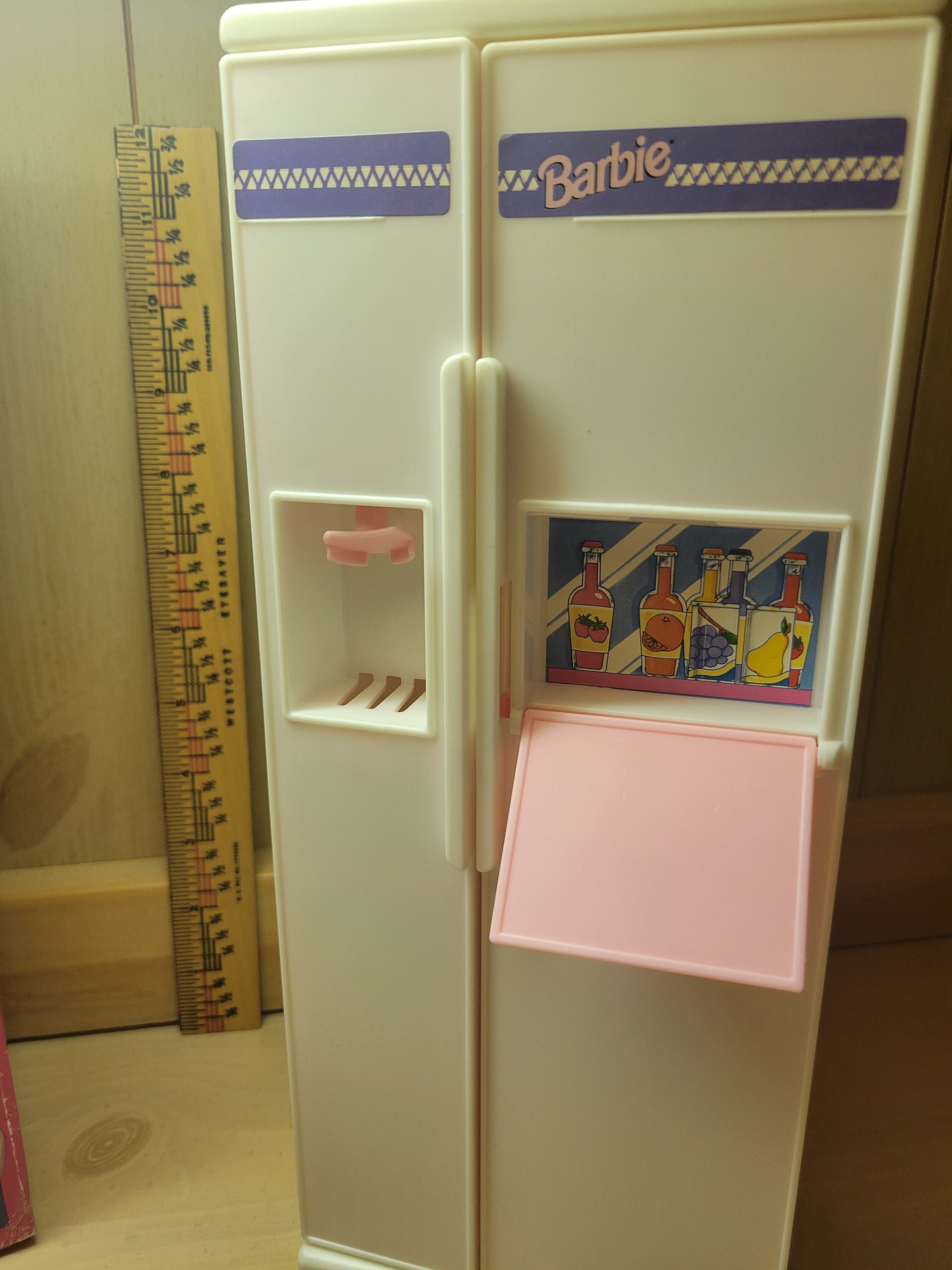 Vintage 1992 Mattel Barbie 'fun Fridge' COMPLETE Set - Etsy